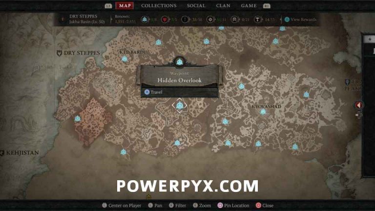 Diablo 4 Dry Steppes All Waypoint Locations