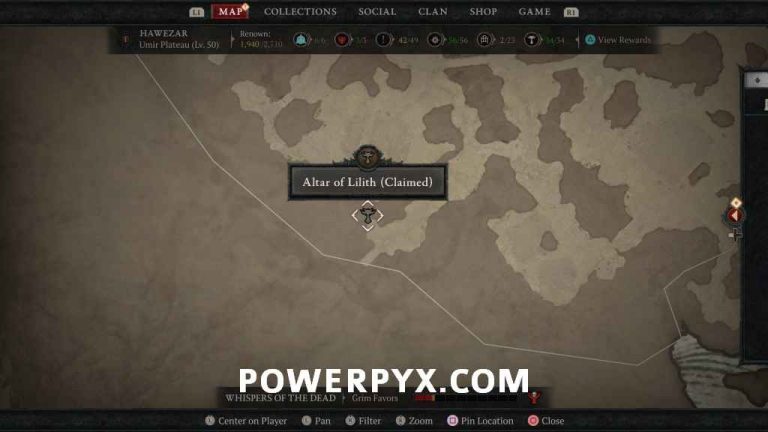 Diablo 4 Hawezar All Altar of Lilith Locations