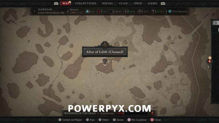 Diablo 4 Hawezar All Altar of Lilith Locations