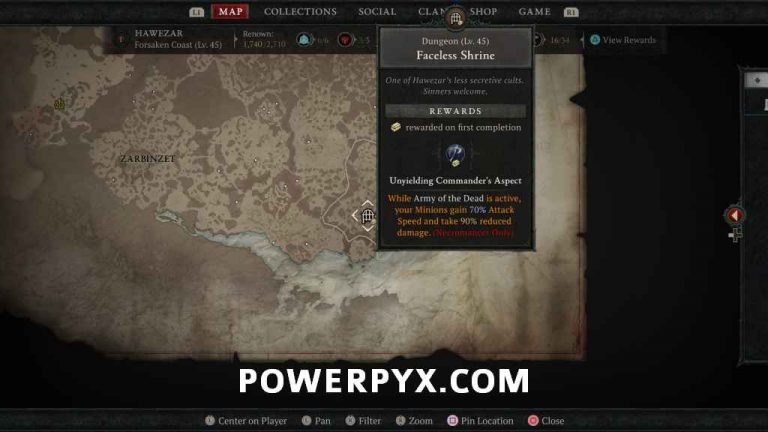 Diablo 4 Hawezar All Side Dungeon Locations