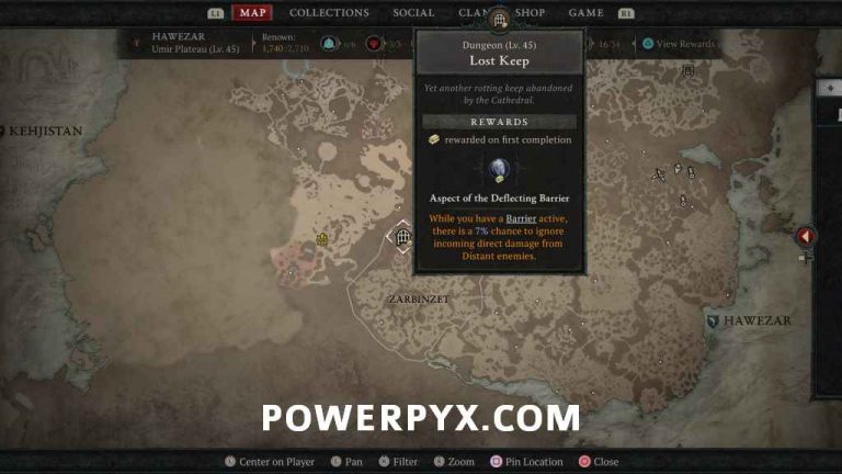 Diablo 4 Hawezar All Side Dungeon Locations