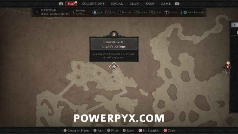 Diablo 4 Hawezar All Side Dungeon Locations