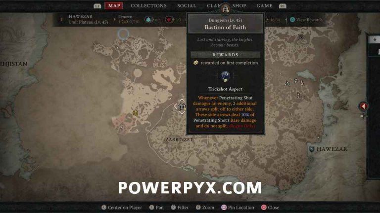 Diablo 4 Hawezar All Side Dungeon Locations