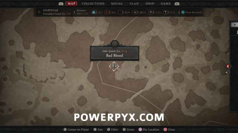 Diablo 4 Hawezar All Side Quest Locations