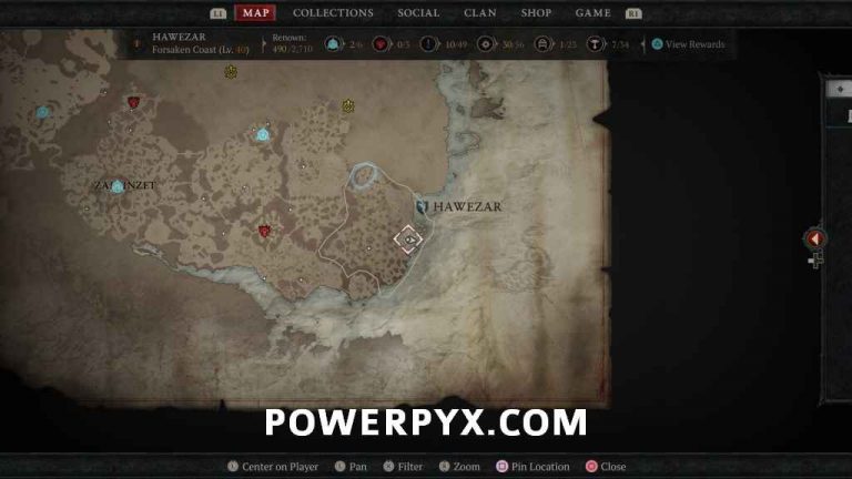 Diablo 4 Hawezar All Side Quest Locations