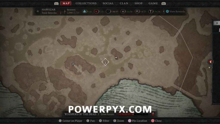 Diablo 4 Hawezar All Side Quest Locations