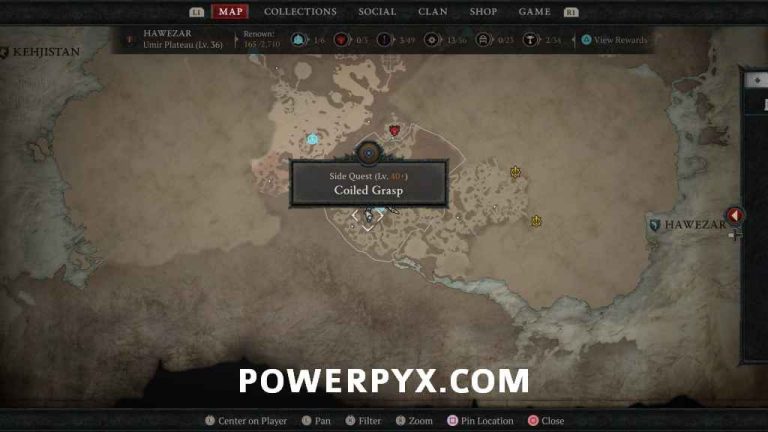 Diablo 4 Hawezar All Side Quest Locations