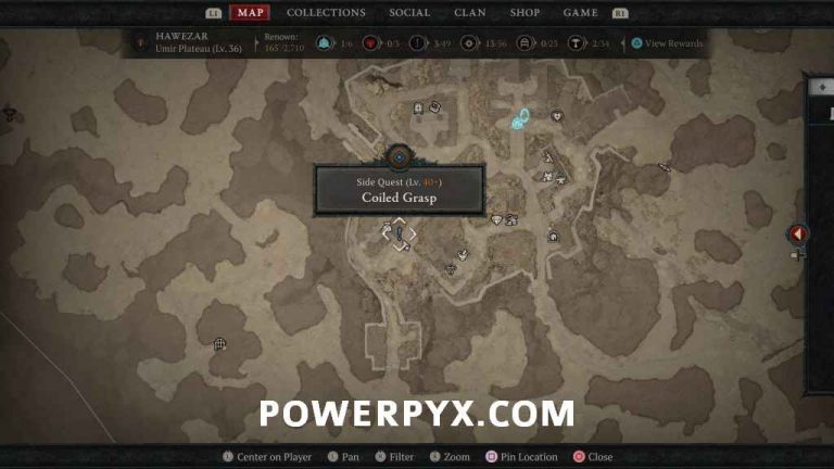 Diablo 4 Hawezar All Side Quest Locations