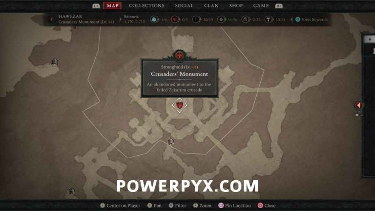 Diablo 4 Hawezar All Stronghold Locations