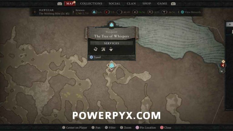 Diablo 4 Hawezar All Waypoint Locations