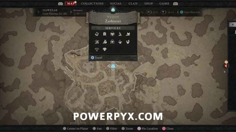 Diablo 4 Hawezar All Waypoint Locations