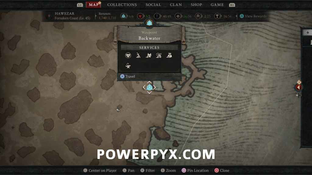 Diablo 4 Hawezar All Waypoint Locations