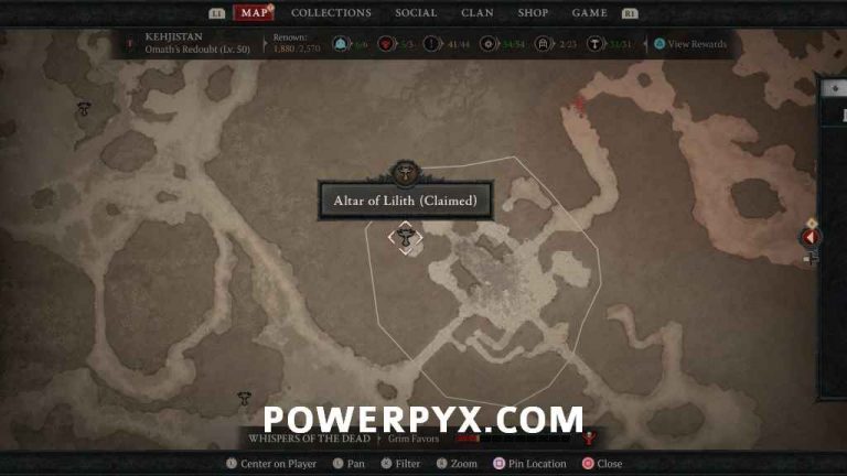 Diablo 4 Kehjistan All Altars of Lilith Locations