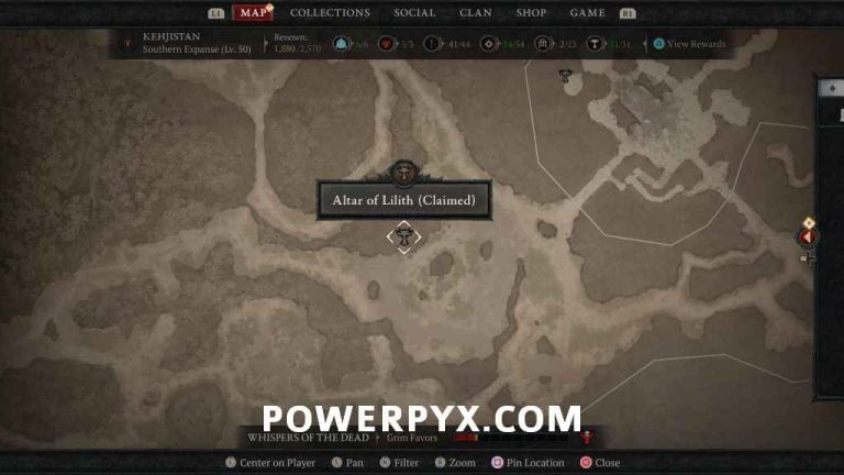 Diablo 4 Kehjistan All Altars of Lilith Locations