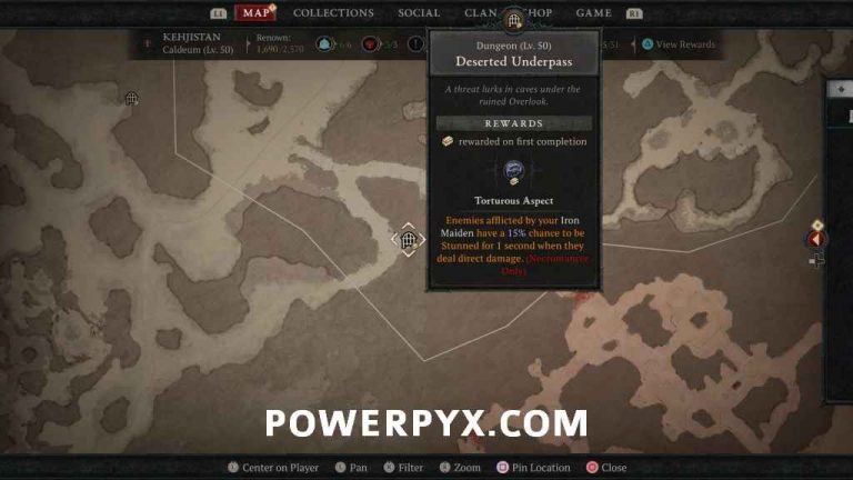 Diablo 4 Kehjistan All Side Dungeon Locations