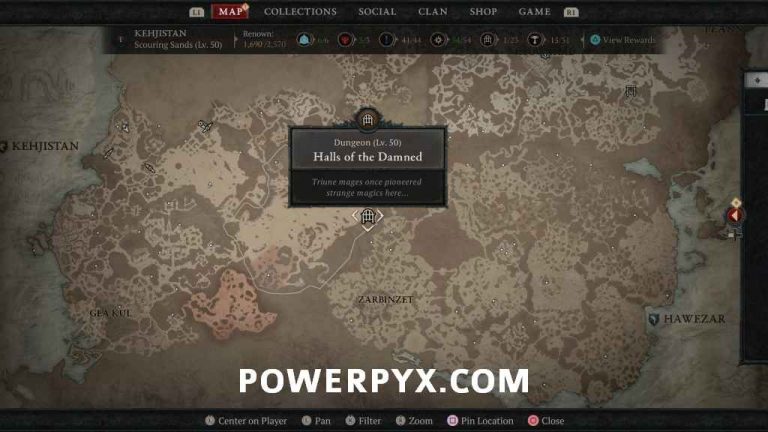 Diablo 4 Kehjistan All Side Dungeon Locations