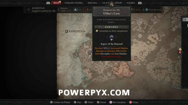 Diablo 4 Kehjistan All Side Dungeon Locations