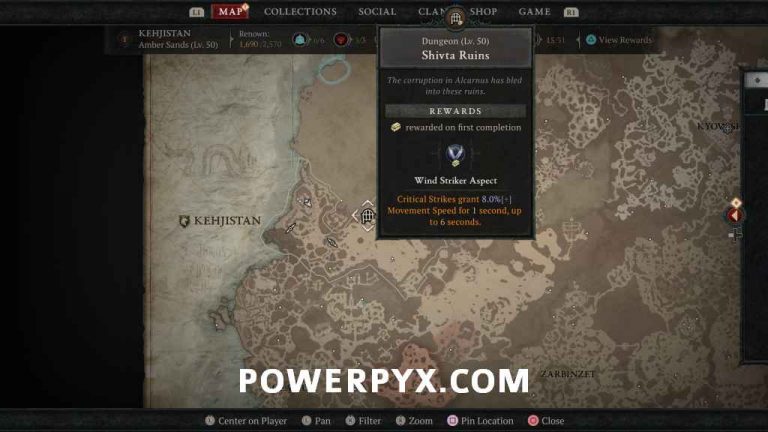 Diablo 4 Kehjistan All Side Dungeon Locations