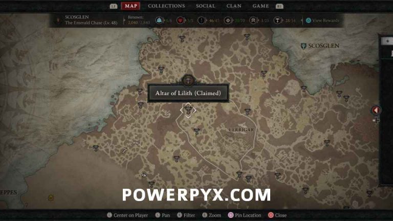 Diablo 4 Scosglen All Altars of Lilith Locations