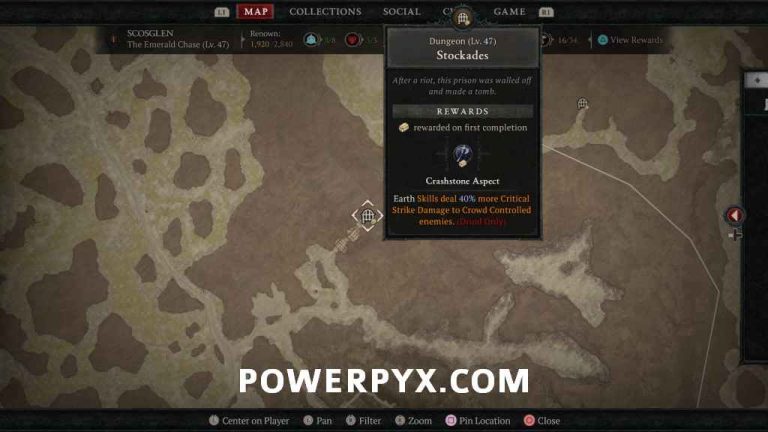 Diablo 4 Scosglen All Side Dungeon Locations