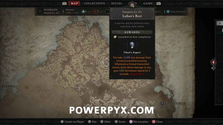 Diablo 4 Scosglen All Side Dungeon Locations