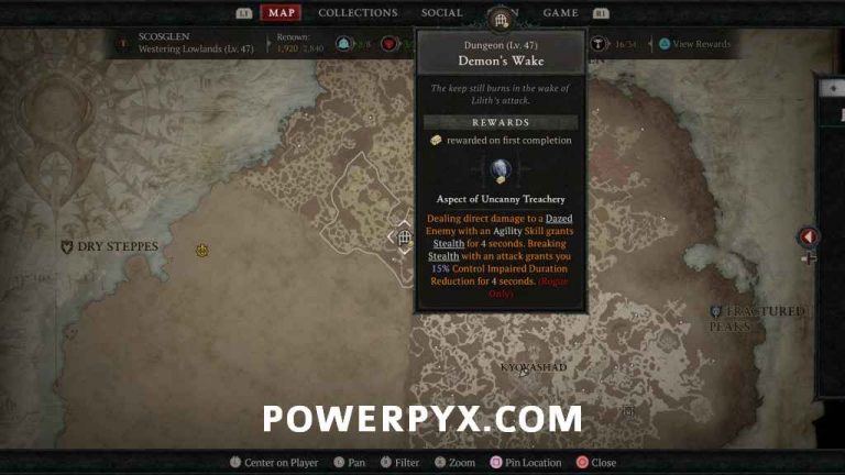 Diablo 4 Scosglen All Side Dungeon Locations