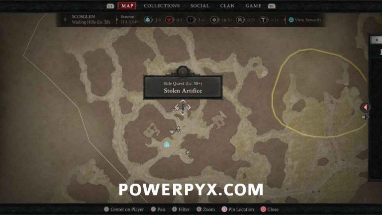 Diablo 4 Scosglen All Side Quest Locations