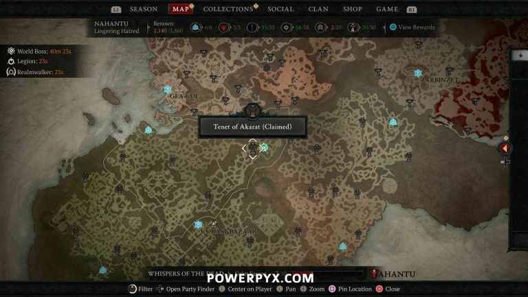 Diablo 4 Vessel of Hatred Nahantu All Tenets of Akarat Locations