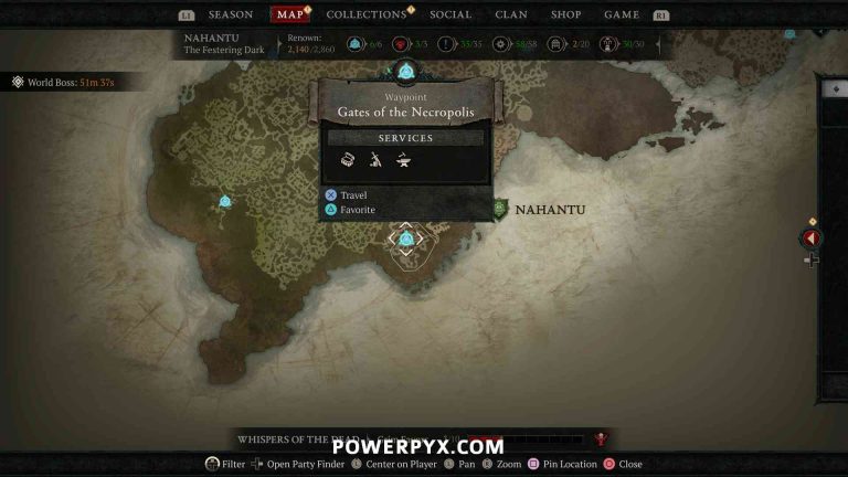 Diablo 4 Vessel of Hatred Nahantu All Waypoint Locations