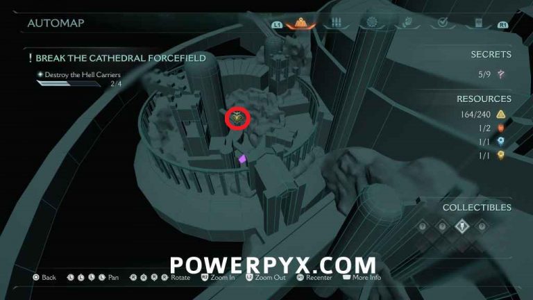 Doom The Dark Ages Chapter 5: The Holy City of Aratum Collectible Locations