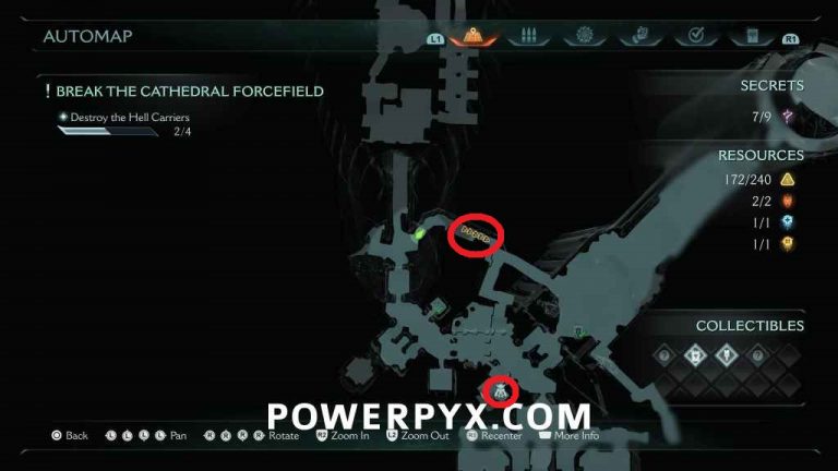 Doom The Dark Ages Chapter 5: The Holy City of Aratum Collectible Locations