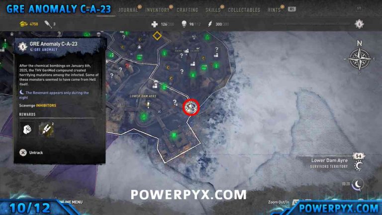 Dying Light 2 All GRE Anomaly Locations