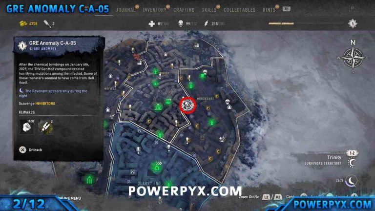 Dying Light 2 All GRE Anomaly Locations