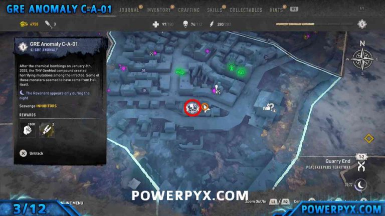 Dying Light 2 All GRE Anomaly Locations