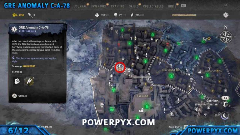 Dying Light 2 All GRE Anomaly Locations