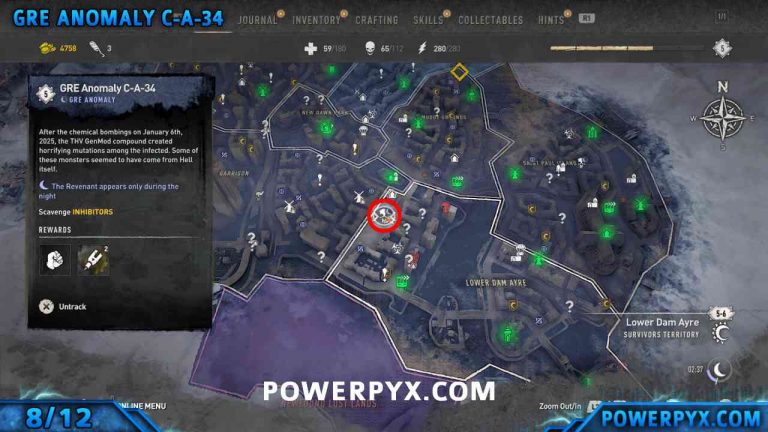 Dying Light 2 All GRE Anomaly Locations