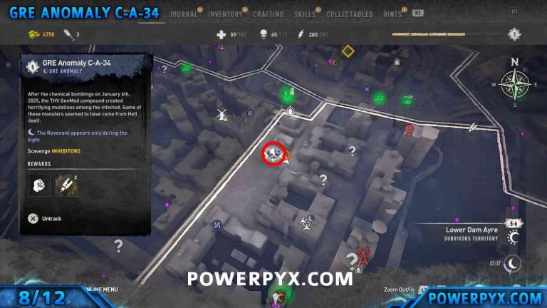 Dying Light 2 All GRE Anomaly Locations