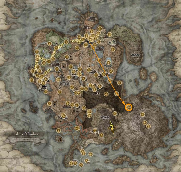 Elden Ring Shadow of the Erdtree All Map Pieces Locations