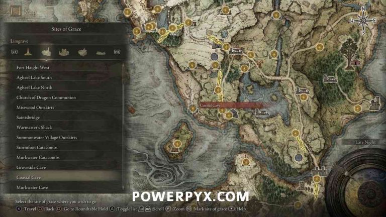 Elden Ring All Sites of Grace Locations