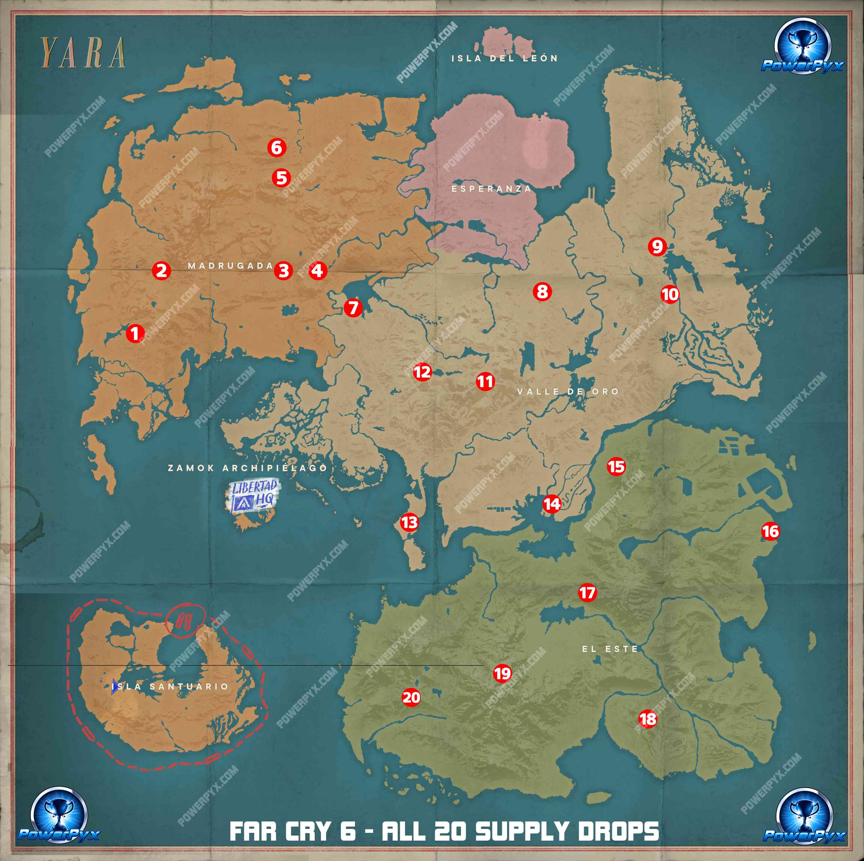 Far Cry 6 All Supply Drop Locations Recon Points Far Cry 6 All Supply Drop Locations Recon Points