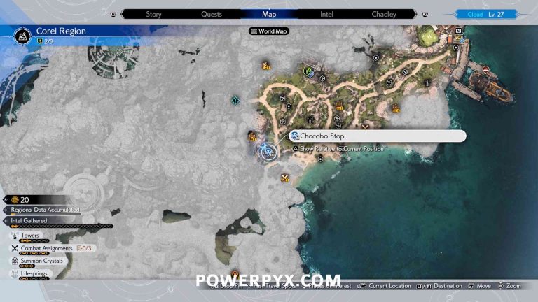 Final Fantasy 7 (VII) Rebirth All Chocobo Stops Locations