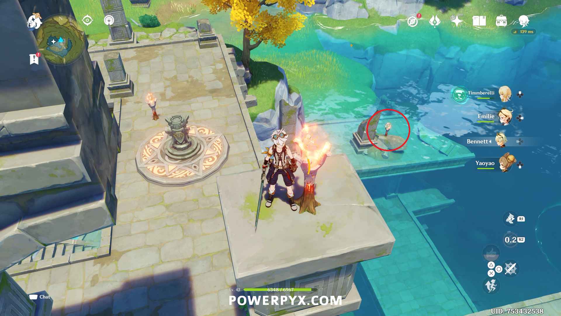 Genshin Impact Nameless Treasure Walkthrough