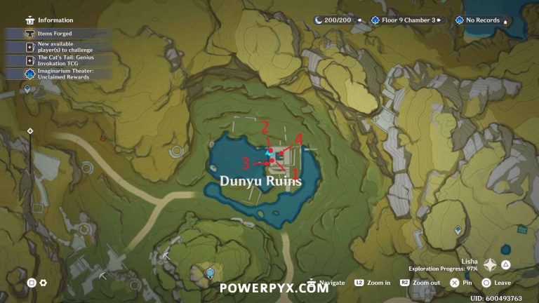 Genshin Impact Nameless Treasure Walkthrough