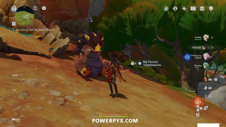 Genshin Impact Tepetlisaurus Hide-and-Seek Walkthrough