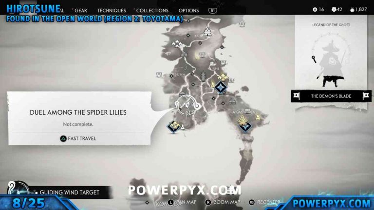 Ghost of Tsushima All Duels Locations