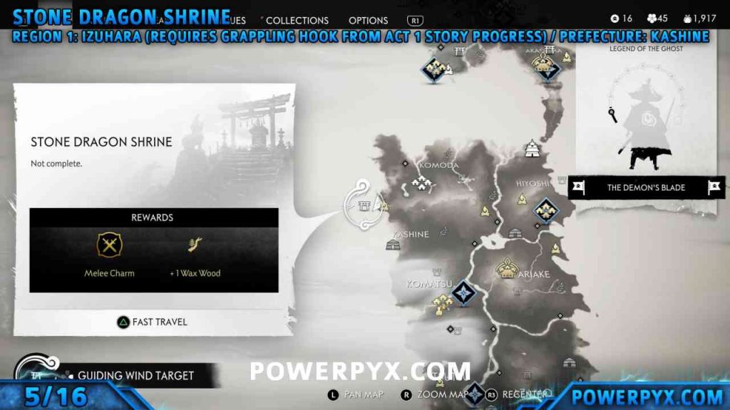 Ghost of Tsushima All Shinto Shrines Locations