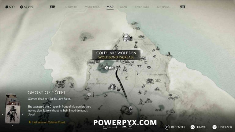 Ghost of Yotei All Wolf Den Locations