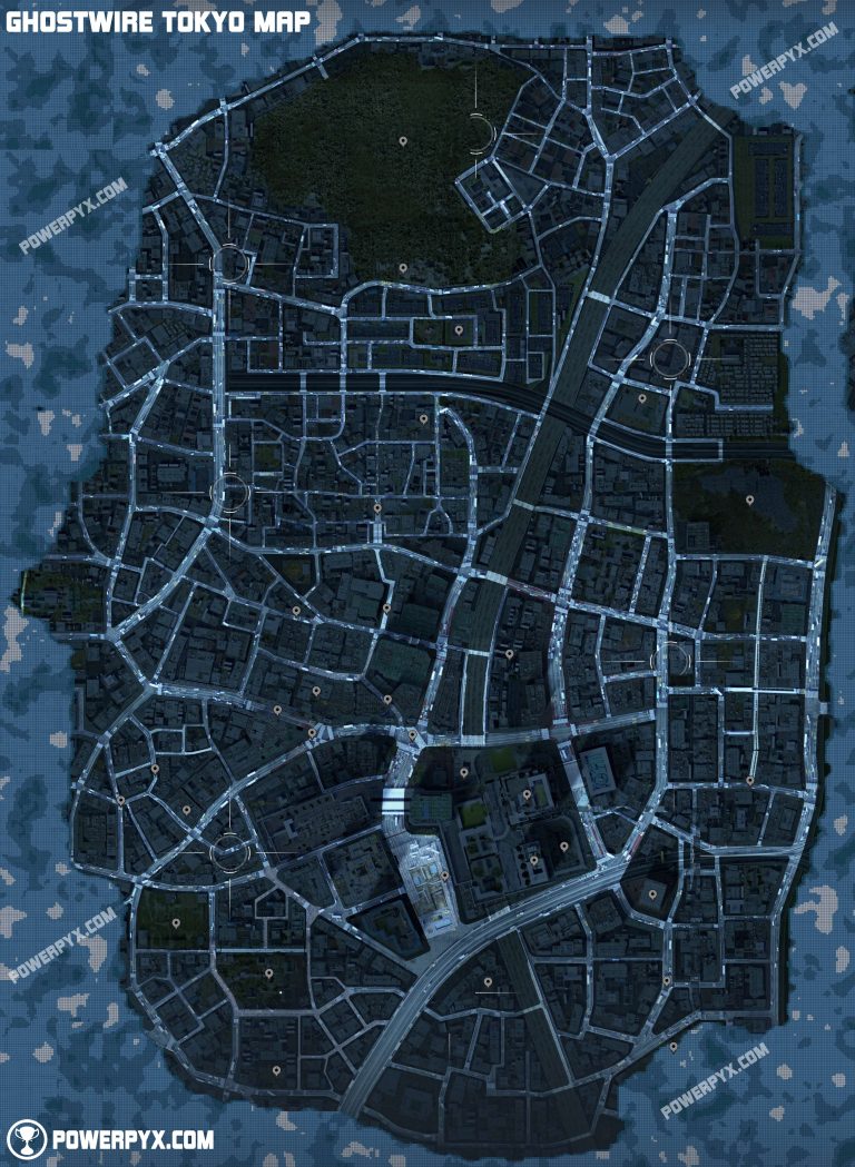 Ghostwire Tokyo Full World Map