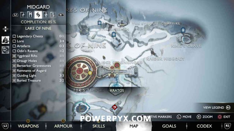God of War Ragnarok All Artifact Locations