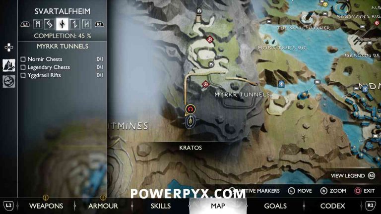 God of War Ragnarok Myrkr Tunnels Collectible Locations